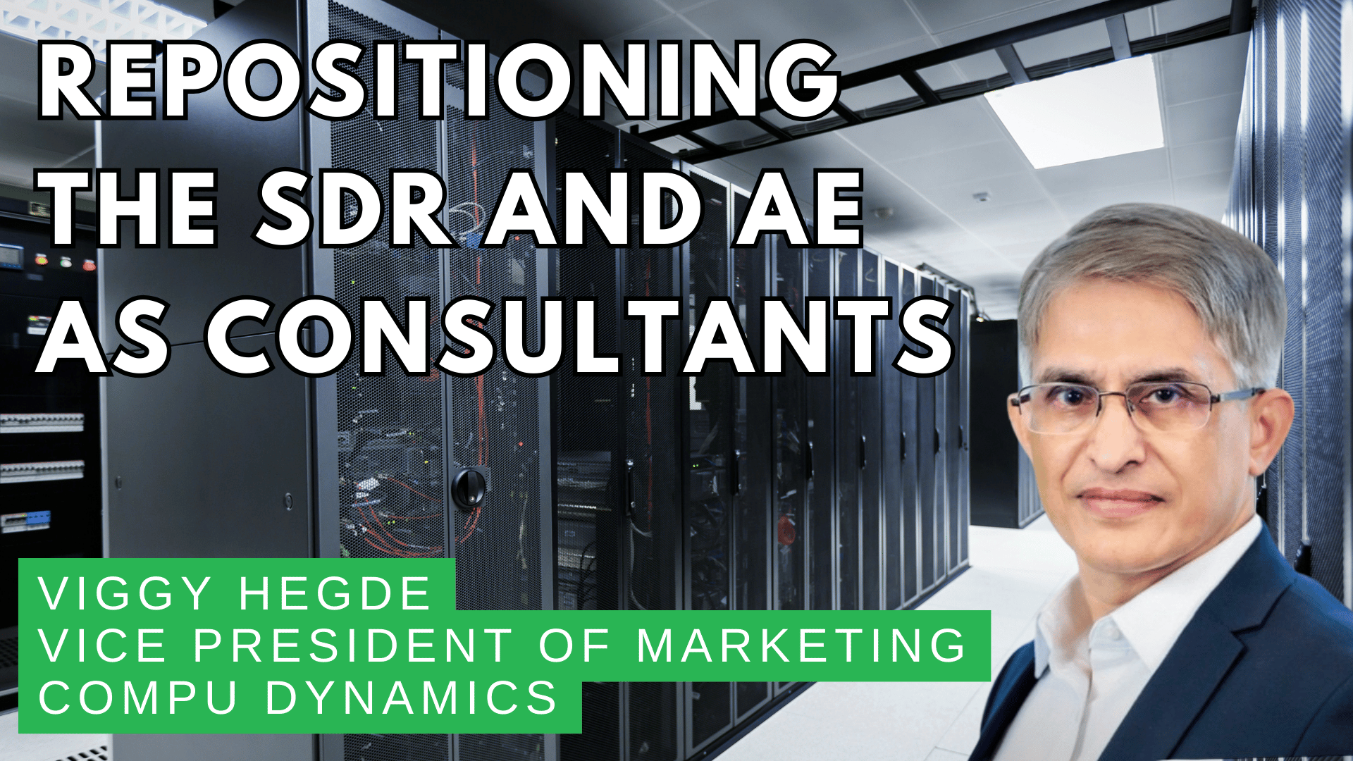 Data Center Sales Development Reps SDRs and Account Executives AEs as Consultants